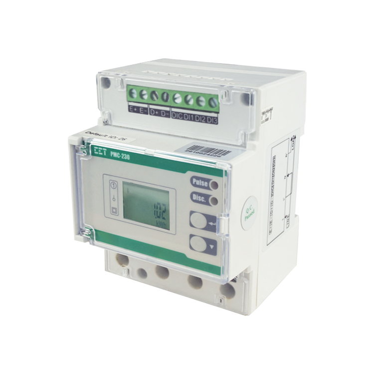 CET PMC-230 Single-Phase Multifunction Meter with Relay (DIN Rail moun ...